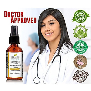 Organic Daily Moisturizer with SPF Infused with Vitamin E Oil | Sunscreen for Face | Anti-Aging Hydrating Lotion for Skin | Facial Moisturizer with SPF to Protect against UV Rays | 1 Fl Oz