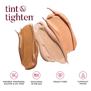 Tint and Tighten Color Smoothing Eye Cream for Wrinkles – Anti Aging Cream Visibly Reduces Under Eye Wrinkles – Eye Cream for Dark Circles and Puffiness – Instant Eye Bag Remover