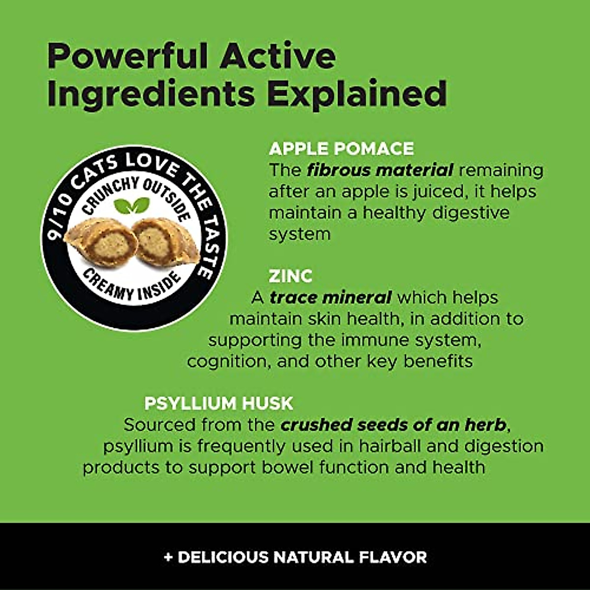 Pet Honesty Cat Hairball Support Chews - Cat Hairball Solution, Supports Skin & Coat and Digestion, May Help Eliminate Furballs, Cat Vitamins and Supplements - Chicken (30-Day Supply)