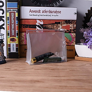 sansheng 20 Pack Mini Clear Organizer Pouches，Mini Clear Makeup Bag，Small PVC Transparent Cosmetic Organizer Bag