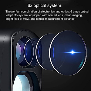 FIDDAA Golf Rangefinder,6X Hunting Laser Rangefinder,LCD Screen Display,