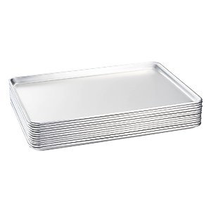 Winware 18 Inch x 26 Inch Aluminum Sheet Pan Set of 6