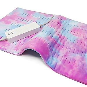Heating Pad XL King Size by ZXU - Extra Large 12” x 24” - Ultra-Soft Heated Pad with Moist & Dry Heat Therapy Options & Auto Shut-Off - for Neck, Back, Shoulder, Menstrual Pain & Sore Muscle Relief