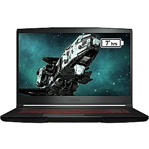 2021 Newest MSI GF63 Thin Gaming 15 Laptop, 15.6" FHD IPS Display, 10th Gen Intel i5-10300H (Beats i7-8750H), 8GB RAM, 256GB SSD, GeForce GTX 1650 4GB, Win10, HDMI Cable