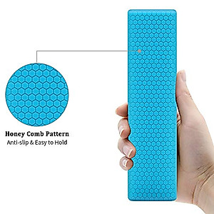 Silicone Protective Case Cover for New XRT136 Vizio Smart LCD LED TV Remote Control,Shockproof XRT136 Vizio Remote Replacement Case,Lightweight Remote Bumper Back Covers-Night Glowblue in The Dark