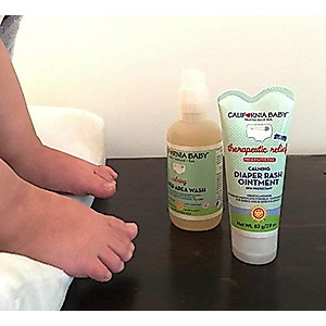 California Baby Calming Diaper Rash Cream | Zinc Oxide Ointment | 100% Bio-Based | Calming Lavender Scent | Hypoallergenic | Soothing Diaper Rash Cream For Baby | 82 g / 2.9 oz.