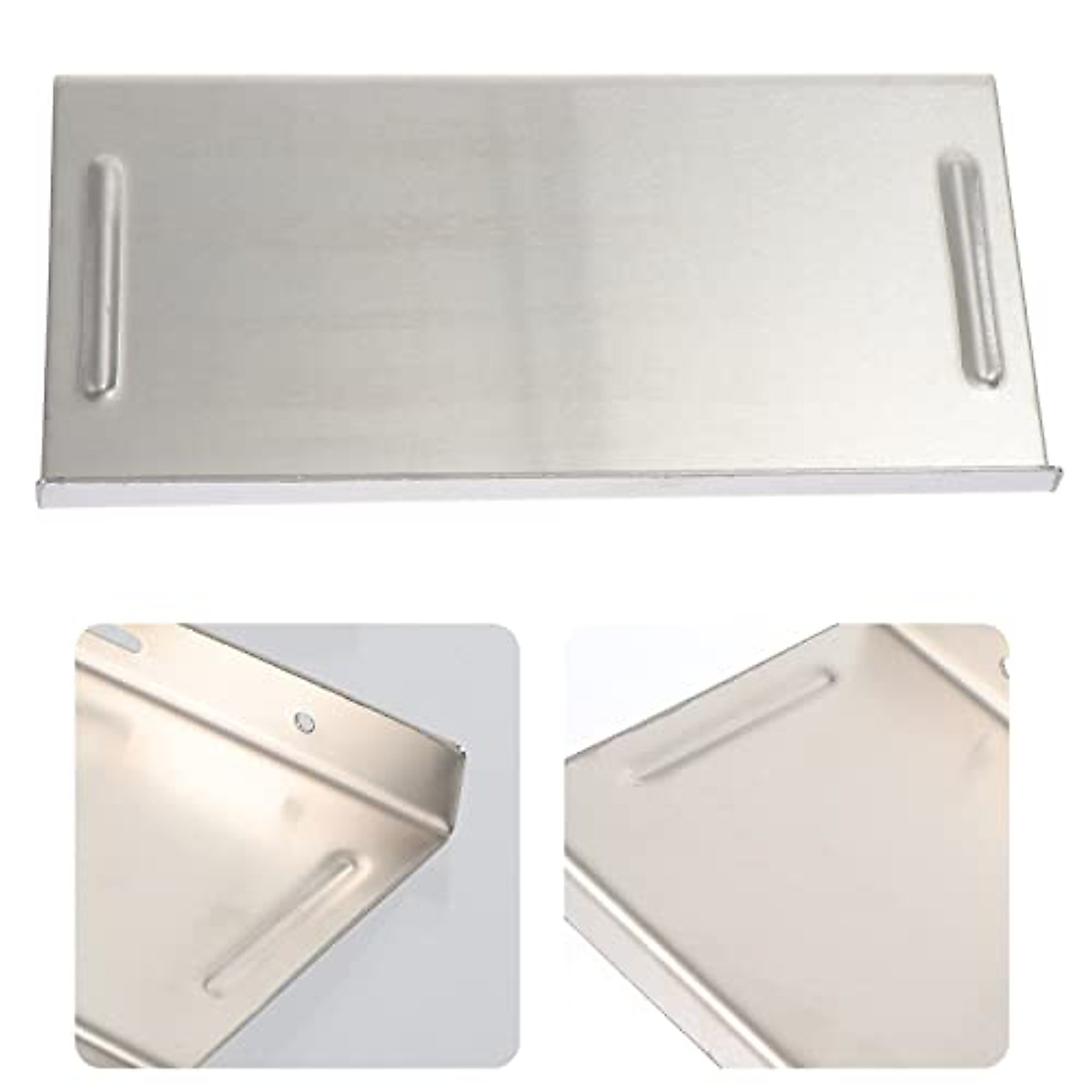 Cabilock Locker Shelf Wall Hanging Shelves Stainless Steel Floating Metal Floating Shelf Metal Bathroom Wall Shelf Shower Wall Shelf Wall Shelves: Metal Hanging Storage Shelves Wall Mounted Shelves