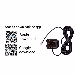 Cloud-Box-M2 WiFi Cloud Remoter Meter Adapter RS485 to WiFi Remote Monitor Communication Wireless Monitoring by Mobile Phone APP for Solar Charge Controller