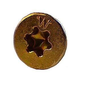 (5 Lb) Big Timber 5YTX92 9 x 2-Inch Gold Star Flat Head Screws Approx. 585