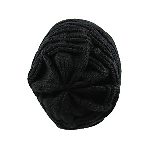 RW Rasta Stretch Long Beanie Hats Black