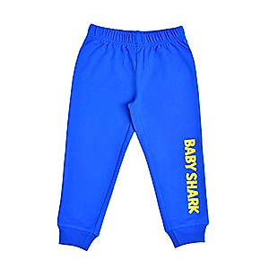 Nickelodeon Baby Shark Boys T-Shirt and Jogger Set for Toddler – Blue/Grey