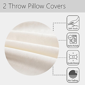 American Flag Cushion Covers 18x18 Set of 2, Deer Hunting Camo Throw Pillow Covers For Outdoors Car Chair, Military Camouflage Pillow Covers, Western Rustic Farmhouse Stars Stripes Cushion Cases