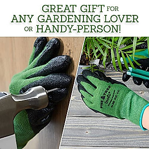 Pine Tree Tools Bamboo Gardening Gloves for Men & Women (Size XL)