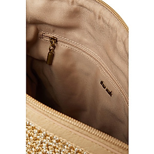 The Sak Lucia Crossbody Bag in Crochet, Convertible Purse with Adjustable Shoulder Strap, Bamboo Static