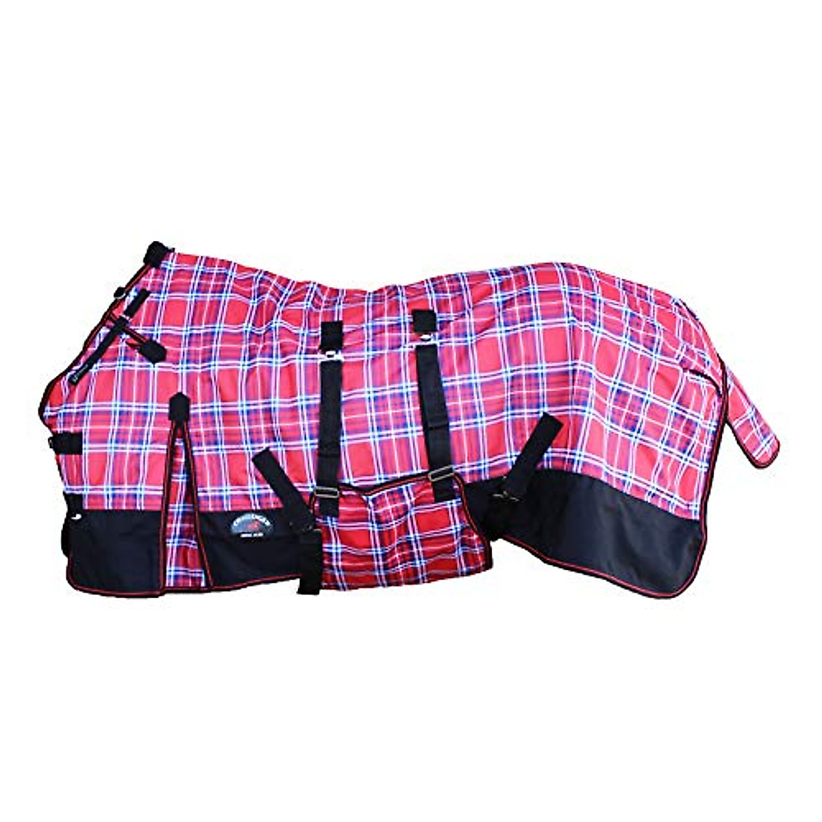 CHALLENGER 76" 1200D Horse Turnout Waterproof Heavy Weight Winter Blanket Bellyband 588B
