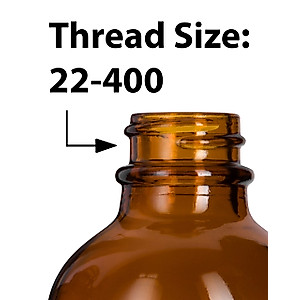 La Brea Packaging 4 oz Glass Bottles with Gold Glass Dropper - 12 PACK l Choose Any Color Bottle l Clear, Cobalt Blue, Amber Brown (Amber)