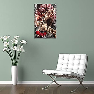 AOMACA Anime Posters Baki The GrapplerCanvas Painting Wall Art Poster for Bedroom Living Room Decor24x36inch(60x90cm)
