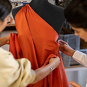 Female Dress Form Mannequin Body Torso Stand with Adjustable Height Stand Dress Form for Display or Decoration, Black