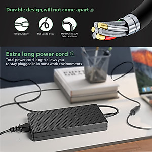 CASIMY 19.5V AC Adapter Compatible with Sony X900E XBR-49X900E XBR-55X900E XBR-49X805E XBR-55X800E BRAVIA KD-50SD8005 KD-55SD8505 KD55SD8505B KD55SD8505BU 4K Smart LCD TV Power Supply Cord Charger