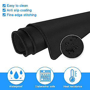 Stove Top Covers for Electric Stove Thick Natural Rubber Glass Stove Top Cover Prevents Scratching Heat Resistant Flat Top Oven Cover