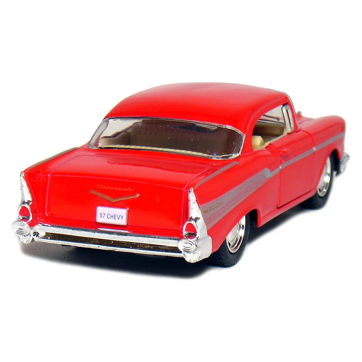 KiNSMART 5" 1957 Chevy Bel Air Coupe 1:40 Scale (Red)