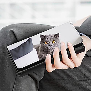 Sublimation Heat Transfer Wallet Blank, Fashion Ladies Leather Clutch Wallets, Large Capacity Secure Buckle Leather Clutch Wallet, Wristlet Bag, DIY Craft Long Purse for Women Girl Gift