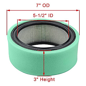 Harbot 24 083 03-S Air Filter with 24 083 05-S Pre Filter 21536400 for Kohler CH18 CH20 CH22 CH23 CH25 CH730 CV18-CV25 CH740 CV675 CV740 Kohler Command Air Filter