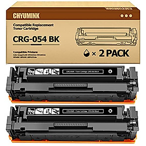 JC Toner Compatible Replacement for Canon 054 Black Toner Cartridge use with Canon Color imageCLASS MF642Cdw MF644Cdw MF640C LBP620C LBP622Cdw Series Printer -2 Pack