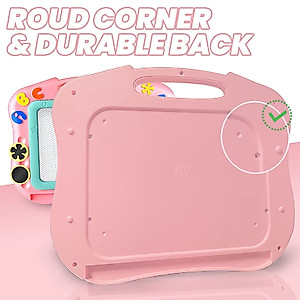 Toddler Toys for 1 2 3 4 5 Year Old Girls Boys, Magnetic Drawing Doodle Board Gifts for 1 2 3 4 Year Old Kids, Doodle Board Learning Toys for Toddlers Age 1 2 3 4 5 Christmas Birthday Gifts