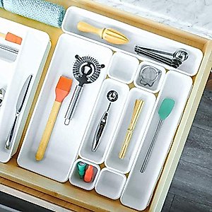 madesmart Value 9-Piece Interlocking Bin Pack | VALUE COLLECTION | Customizable Multi-Purpose Storage | Durable | Easy to Clean | BPA-Free