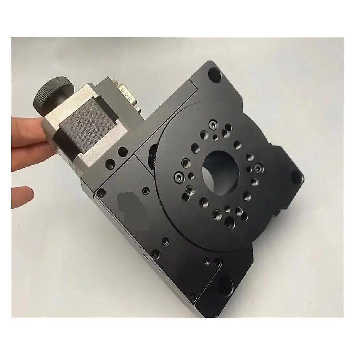 KACOME Motorised Rotary Table Hollow R-axis 360° indexing Table Table 100mm Tested
