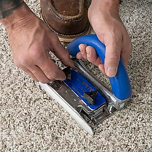 Capitol 110500 Adjustable Pro Carpet Trimmer, Blue/Silver