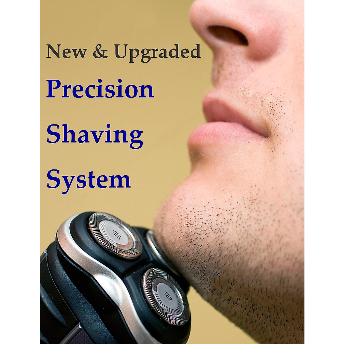 HQ8 Replacement Heads Compatible with Philips Norelco Shavers, HQ8 Heads Upgraded, 6-Pack