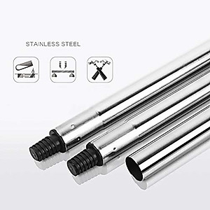 Healifty Sweeper Vacuum Carpet Sweeper Mini Hand Push Sweeper 3 in 1 Household Cleaning Lazy Dustpan Trash Bin 360° Rotating Floor Cleaning Mop (Red) Carpet Broom