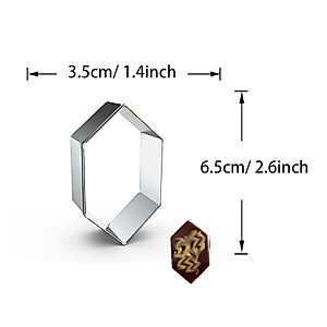 WJSYSHOP Magic Stone Gem Shape Cookie Cutter
