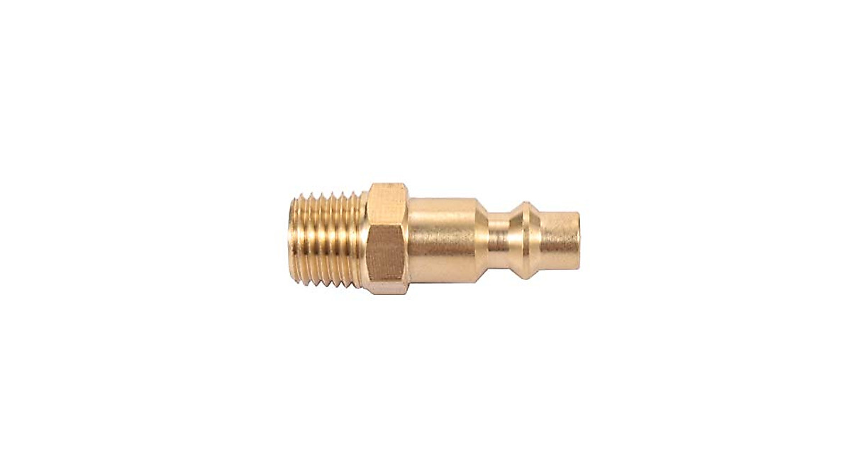 Brass 1/4-Inch NPT Air Hose Quick Connect Adapter Kit