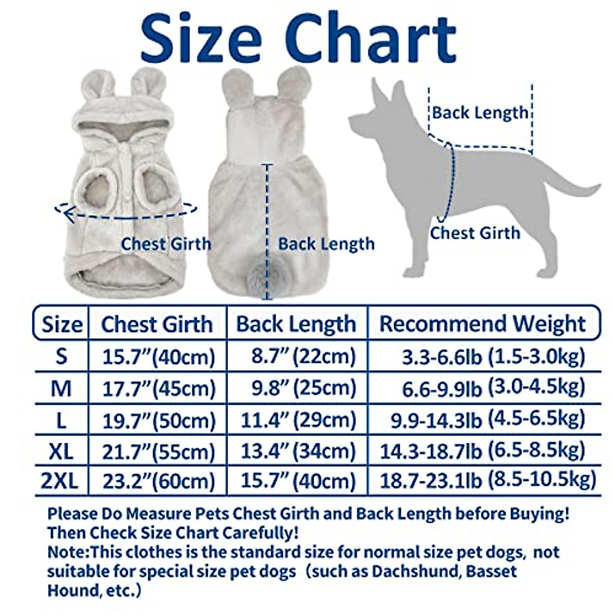 MESHEEN Dog Sweaters for Small Dogs Made of Skin Friendly Soft Double Face Fleece Keep Your Pet Cozy, Adorable Puppy Coat Use Cute Bear Ears Hooded Design…