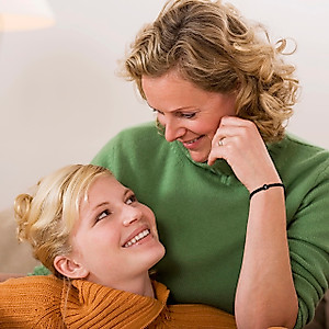 DOLLRINBOY Initial Heart Black String Bracelets for Women Men Handmade Adjustable Letter Rope Braided Bracelet Minimalist Jewelry Matching Couple Bracelets Friendship Bracelet