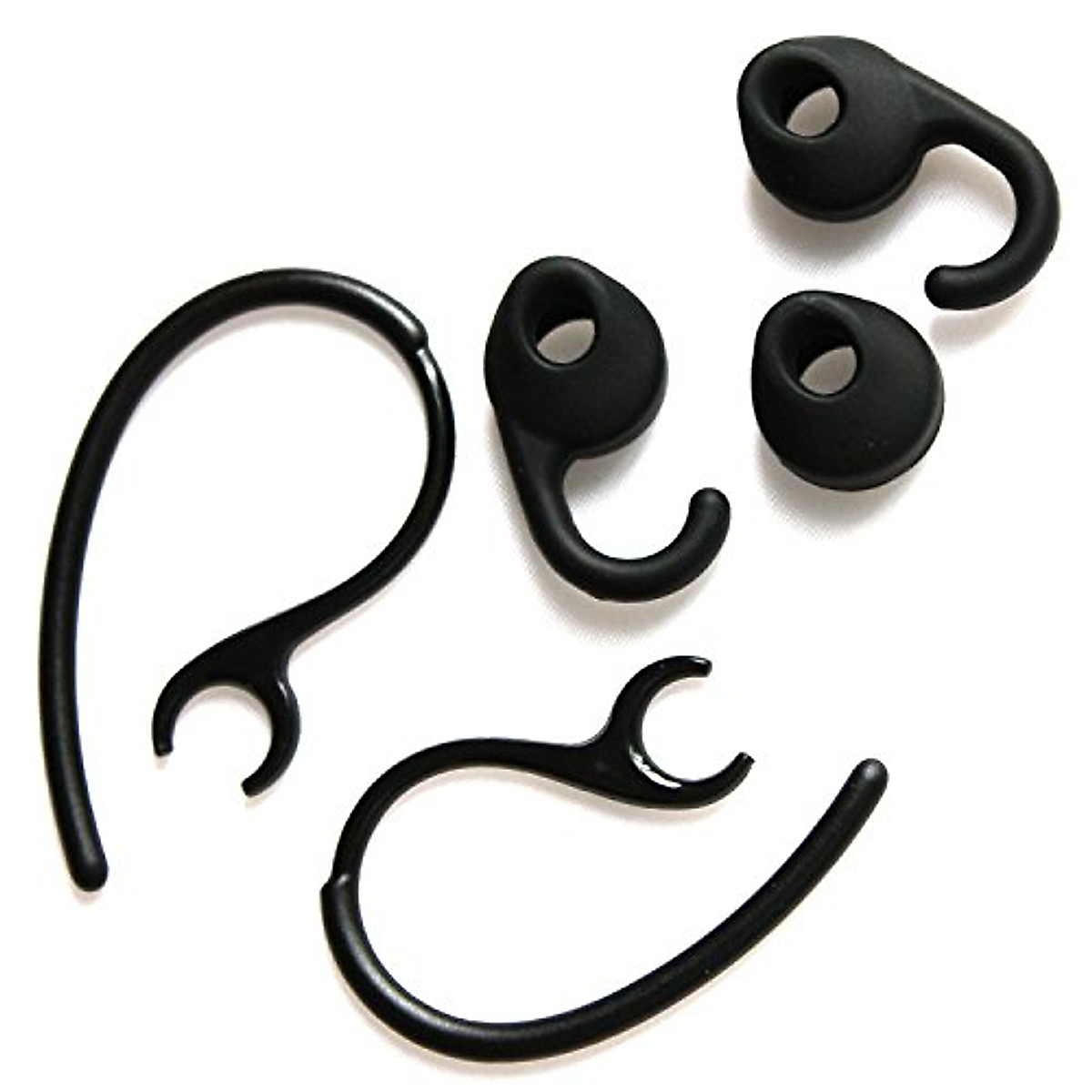 New 3pcs Gel Ear Bud Earbuds tip + 2pcs Ear Hook Loop earhooks Replacement for Jabra EASYCALL EASYGO Clear USA Cell Phones Parts