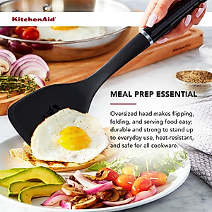 KitchenAid KE001OHOBA Classic Solid Turner, One Size, Black 2