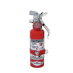 Amerex A384T, 1.4lb Halotron I Class B C Fire Extinguisher