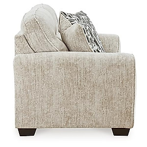 Signature Design by Ashley Lonoke Contemporary Loveseat for Living Room, Beige
