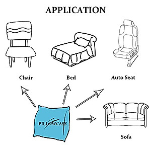 Xihomeli Cotton Linen Home Decorative 18x18 Inch Throw Pillow Covers Set of 4 Wood Grain America Map Washington New York Cushion Case Love The World Quotes Pillowcase