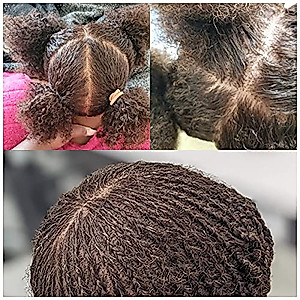 African Mannequin Head with 100% Human Hair Mannequin Head Curly Cosmetology Manican Mannequins Heads with Stand for Display Practice Braiding Styling Training Head Hair Styling