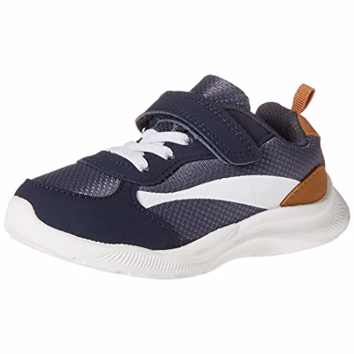OshKosh B'Gosh Boy's Retra-W Athletic Sneaker, Navy, 4 Toddler