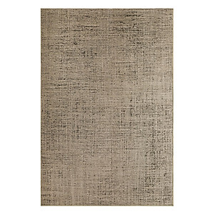 LUMI 4x6 Modern Abstract Area Rug, Ultra-Thin Washable Non-Slip Carpet, Low Profile, Flat Weave Indoor Floor Rugs for Living Room, Bedroom, Dining Room, Home Decor