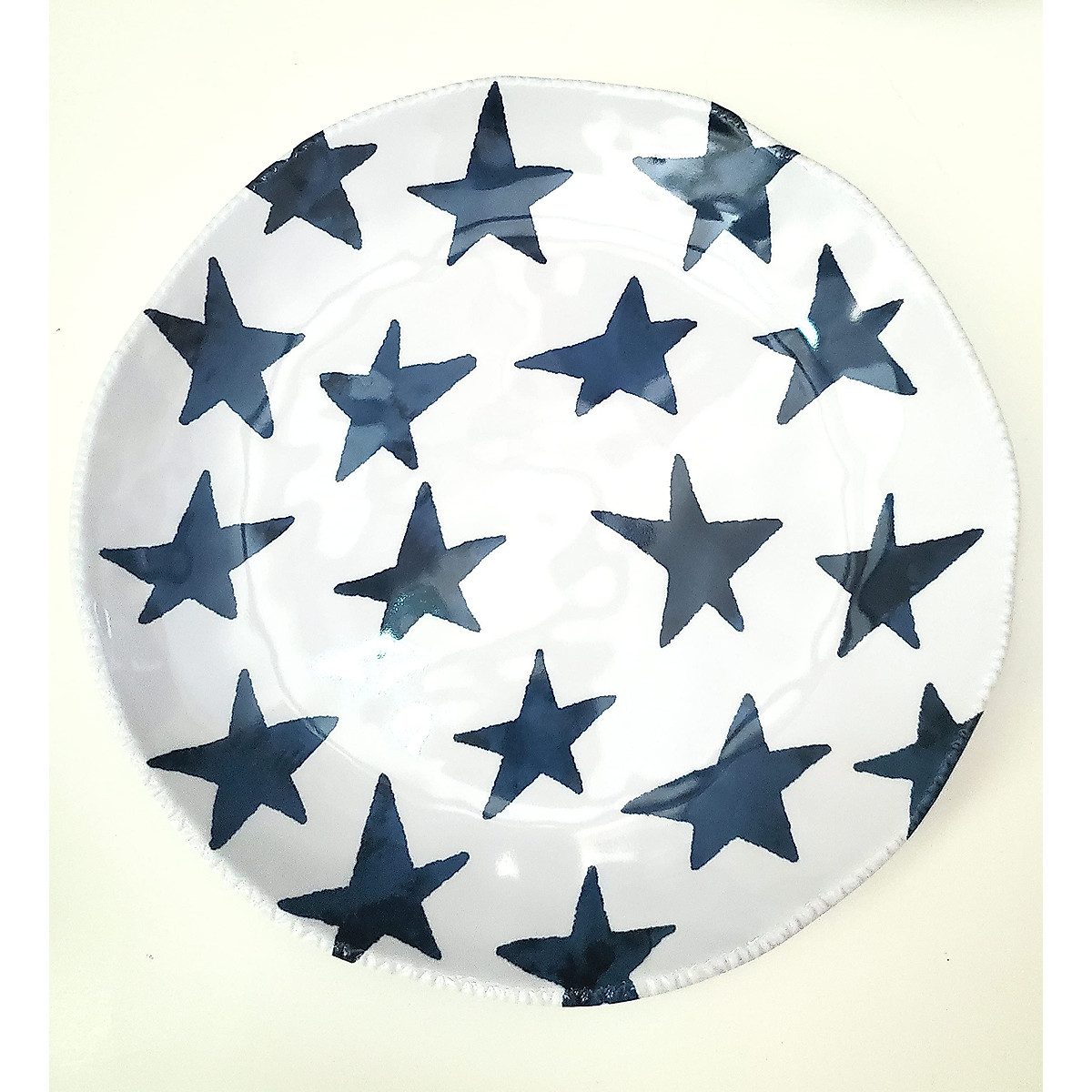 Modern Southern Home Americana Salad Accent Plates, Set of 4 Different Patriotic Designs, 9 inches by 9 inches, Multicolor, 9x9