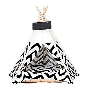WXBDD Pet Tent House Cat Bed Portable Teepee With Available For Dog Puppy Excursion Outdoor Indoor (Color : E, Size : 40X40X50CM)
