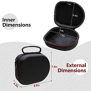 Headphone Case for Sennheiser HD 450SE / 599 SE / 560 S / 450BT / 600/599 / 650/280 PRO / 660S2 / 250BT / 350BT Headphones - Hard Travel Carrying Protective Storage Bag