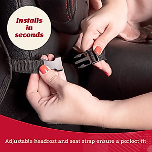 Lusso Gear Heavy Duty Kick Mats (2 Pk) - Waterproof Back Seat Organizer - Sag Proof Car Seat Cover for Kids - Black Kick Mats Car Protector with 3 Reinforced Storage Pockets - Backseat Protector